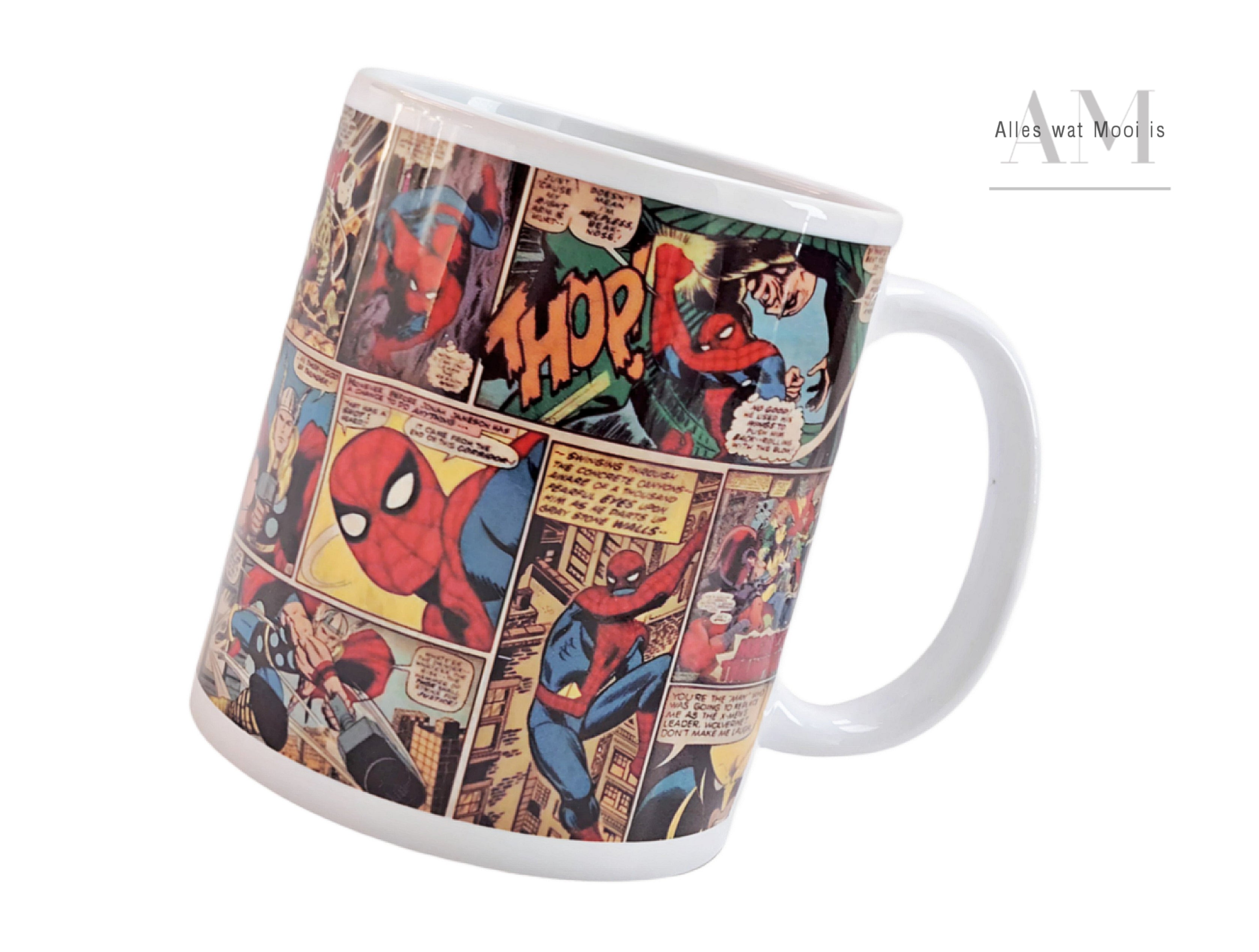 Marvel Comic Strip Mug – ALLES wat MOOI is