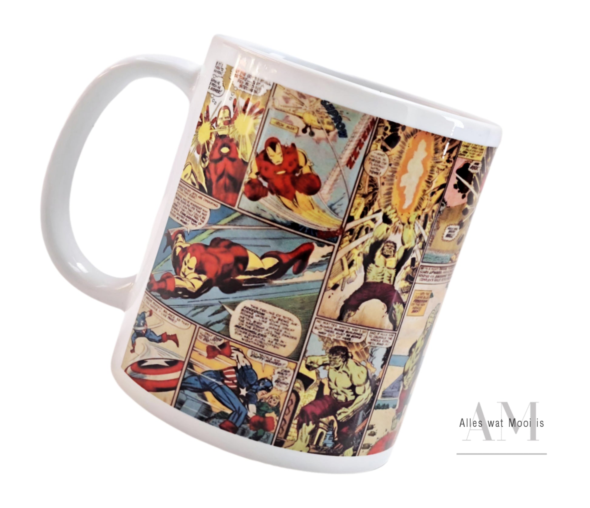 Marvel Comic Strip Mug – ALLES wat MOOI is
