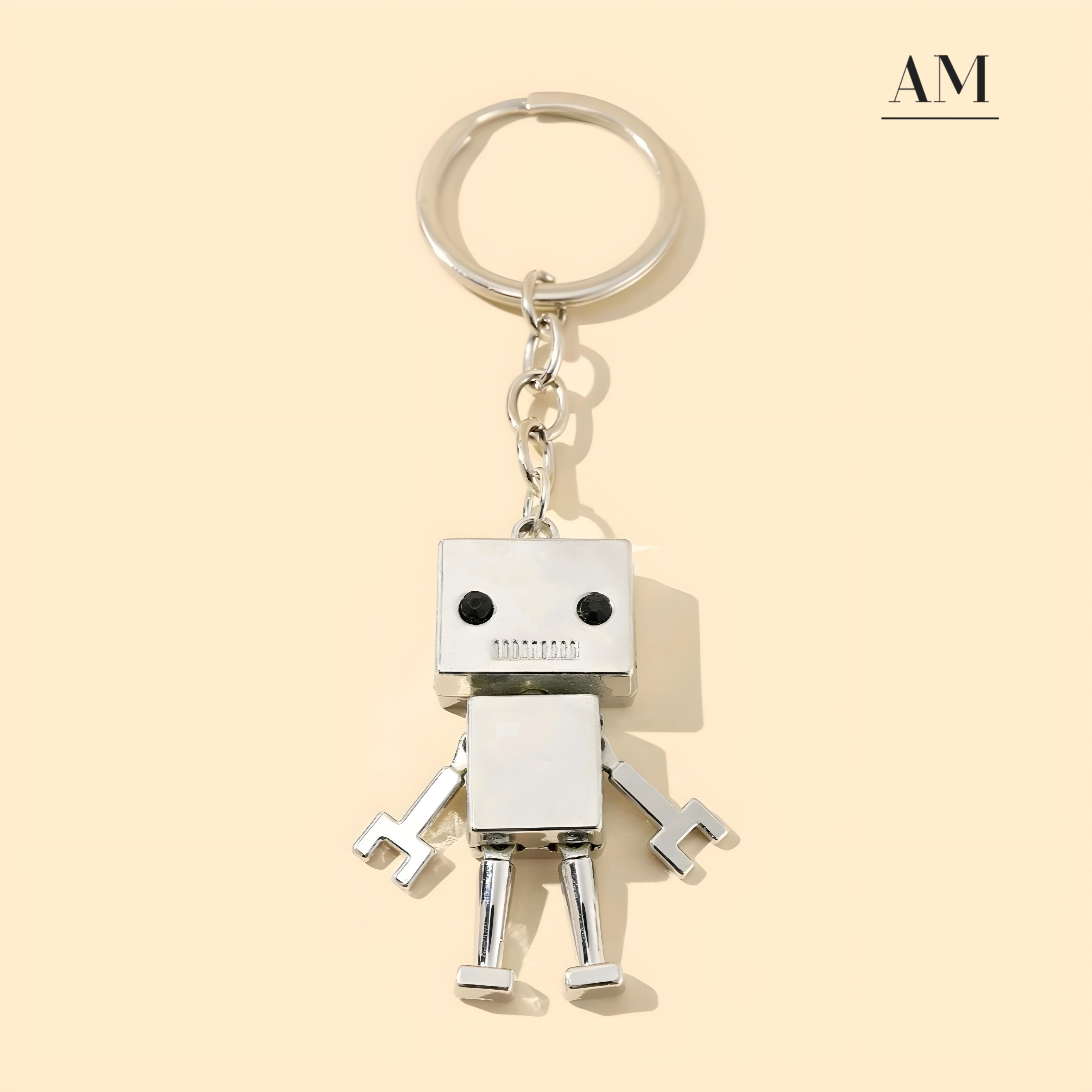 Vintage Metal Robot Key Ring – ALLES wat MOOI is